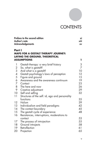 Gestalt Therapy 100 Key Points And Techniques 2nd Edition Dave Mann | PDF