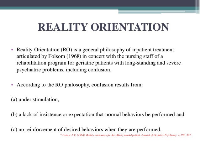 Psycho social Management of Dementia