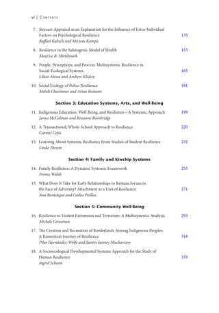 Multisystemic Resilience Adaptation And Transformation In Contexts Of ...
