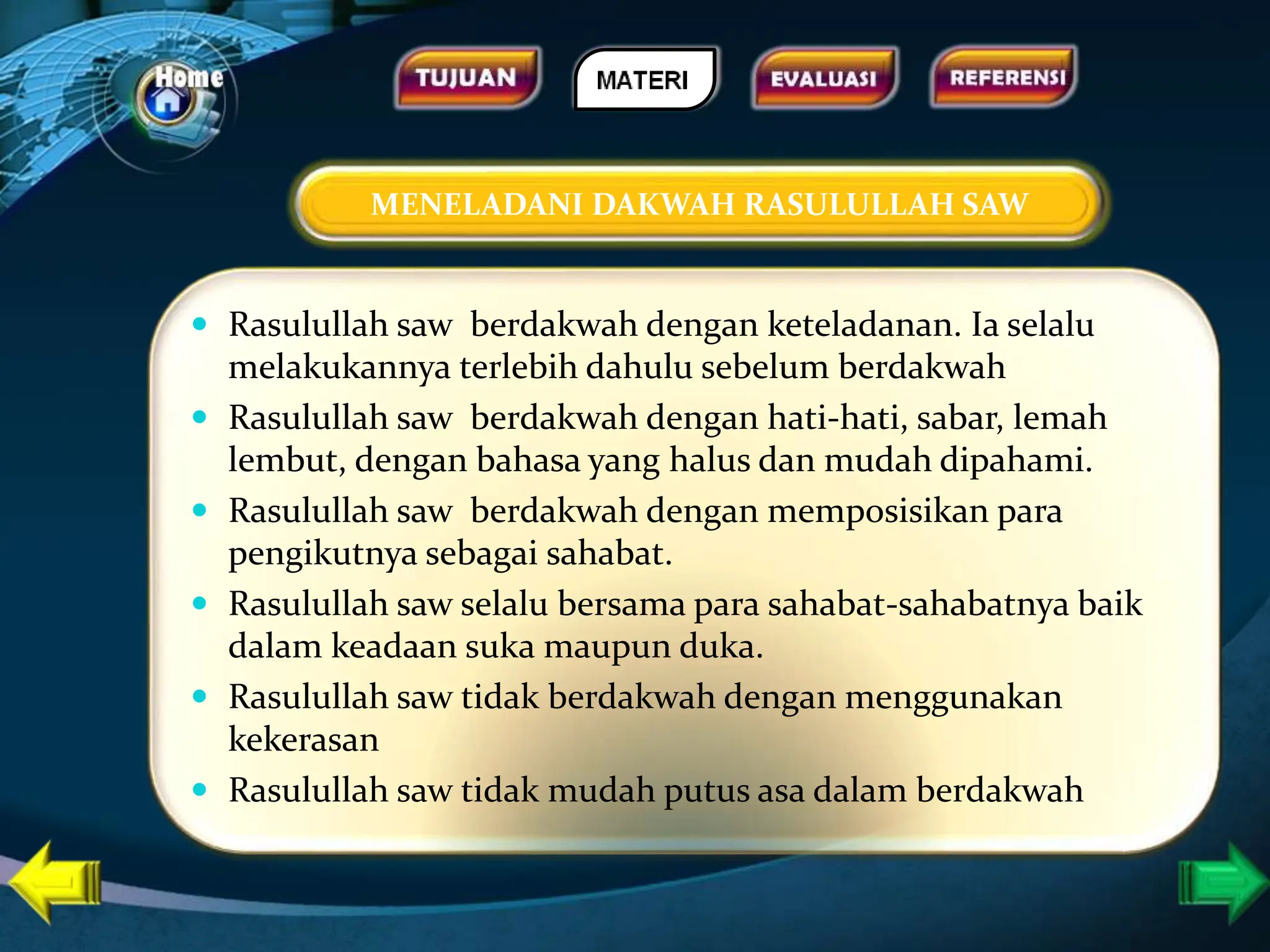 Sejarah Nabi Muhammad SAW Kehidupan Rasulullah SAW | PPT