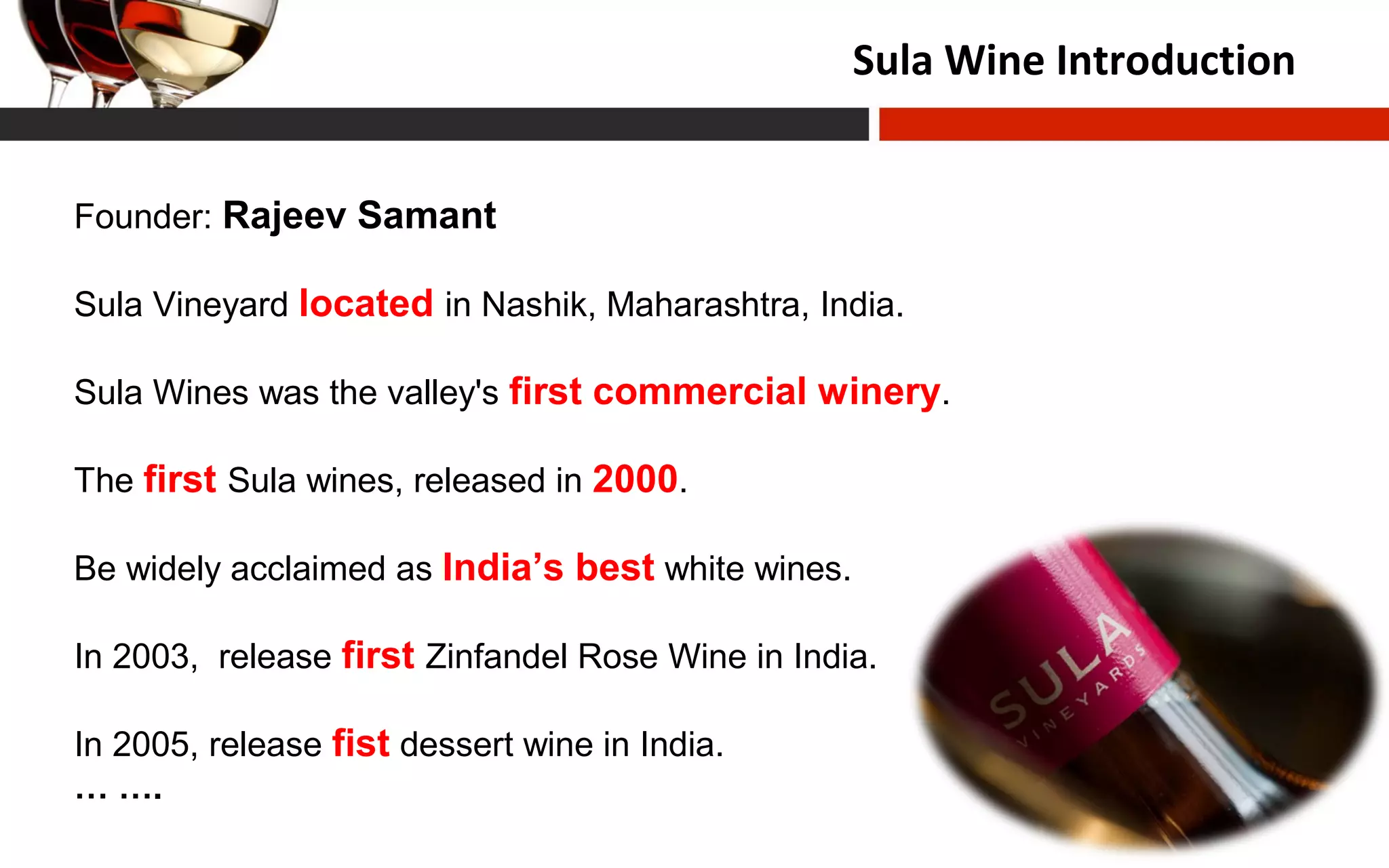 Sula Wine Case Study_2013GLPT1-G2 | PPT