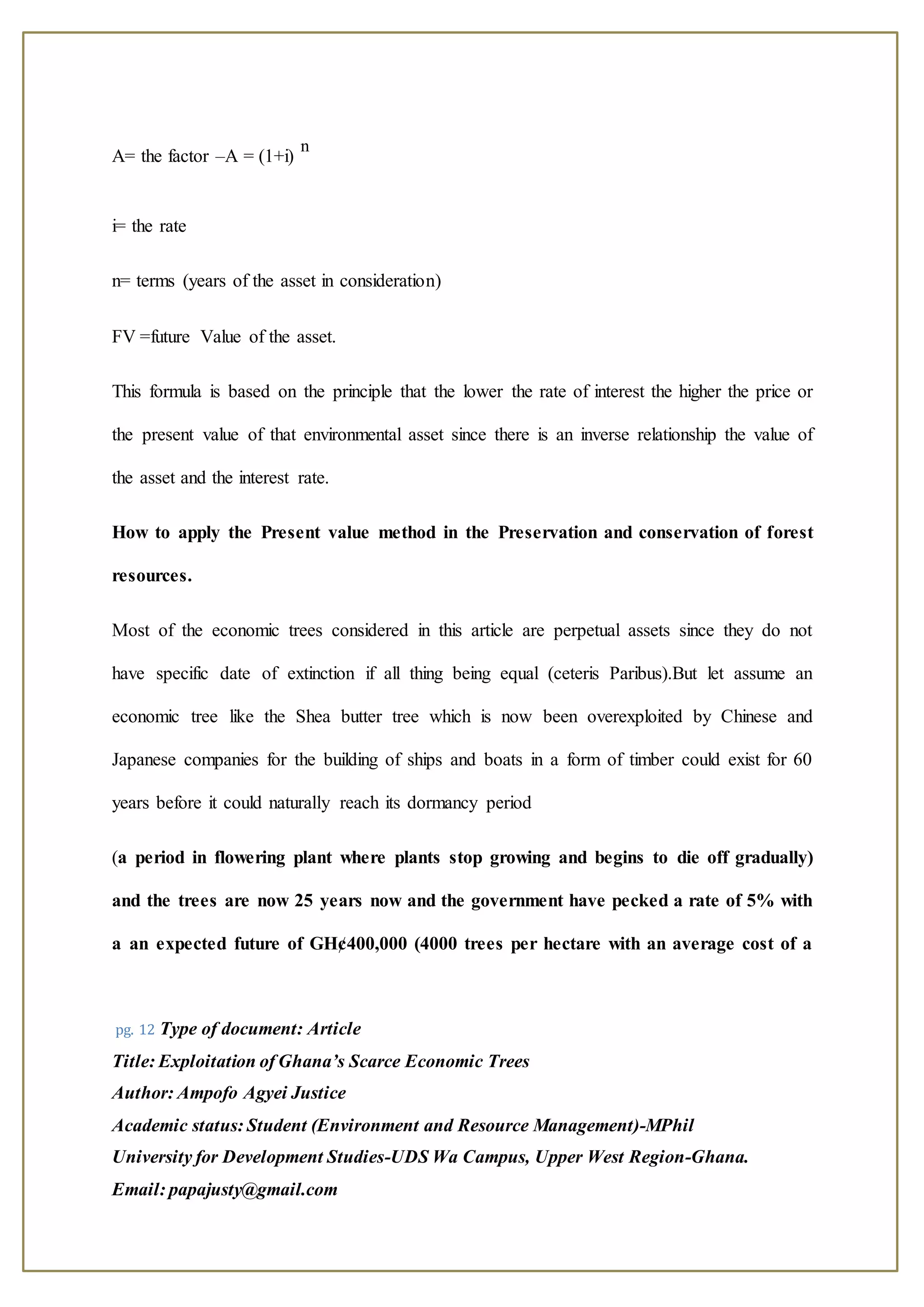 Article by Ampofo Agyei Justice | DOCX