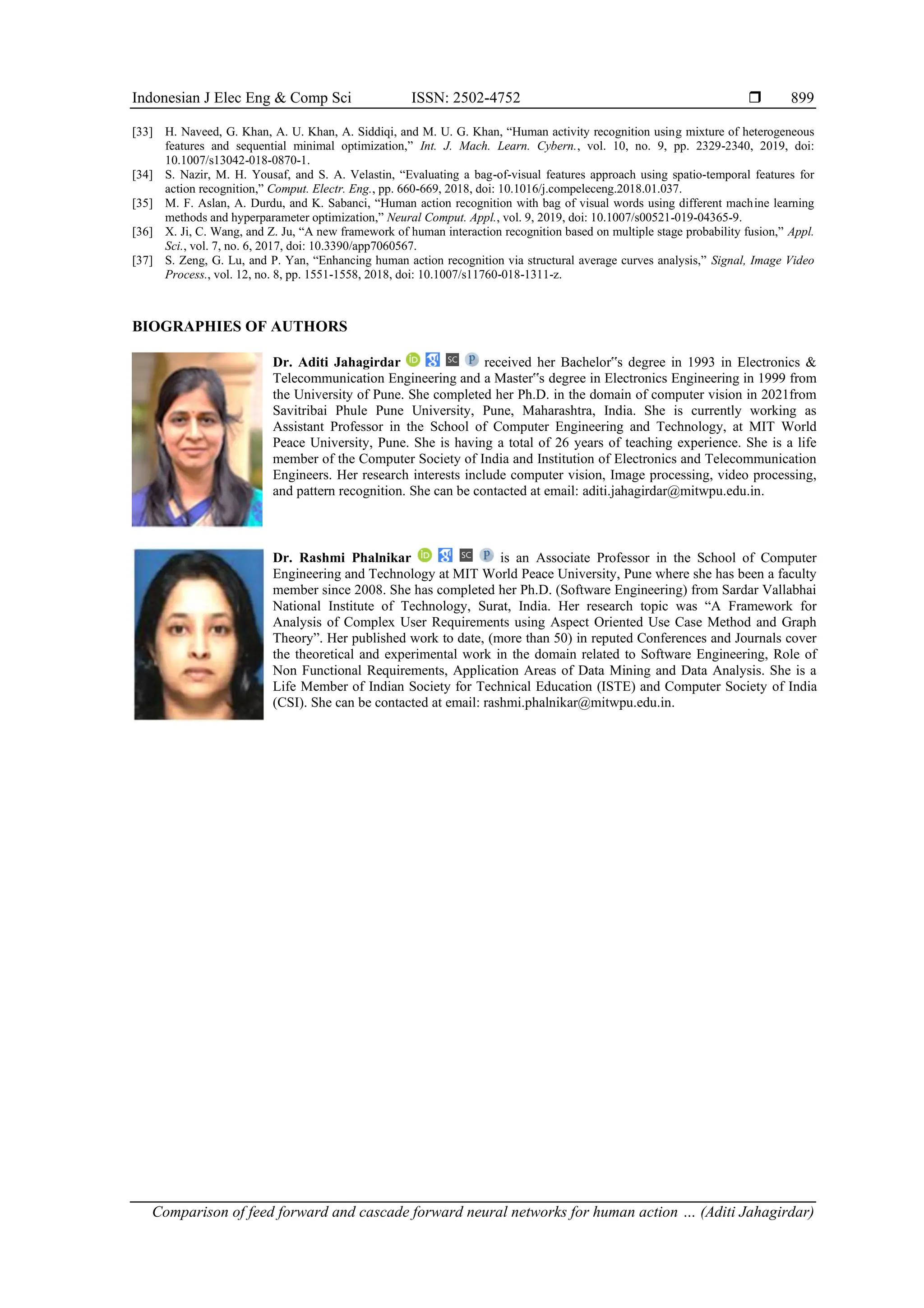 Comparison of feed forward and cascade forward neural networks for ...