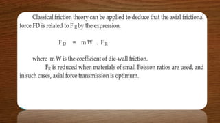 various types of forces on tablet compaction | PPTX
