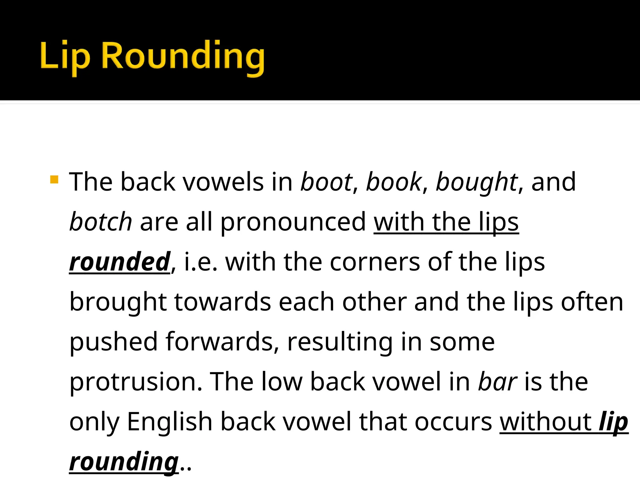 Definition of Vowels Description of Vowels Dipthongs | PPT