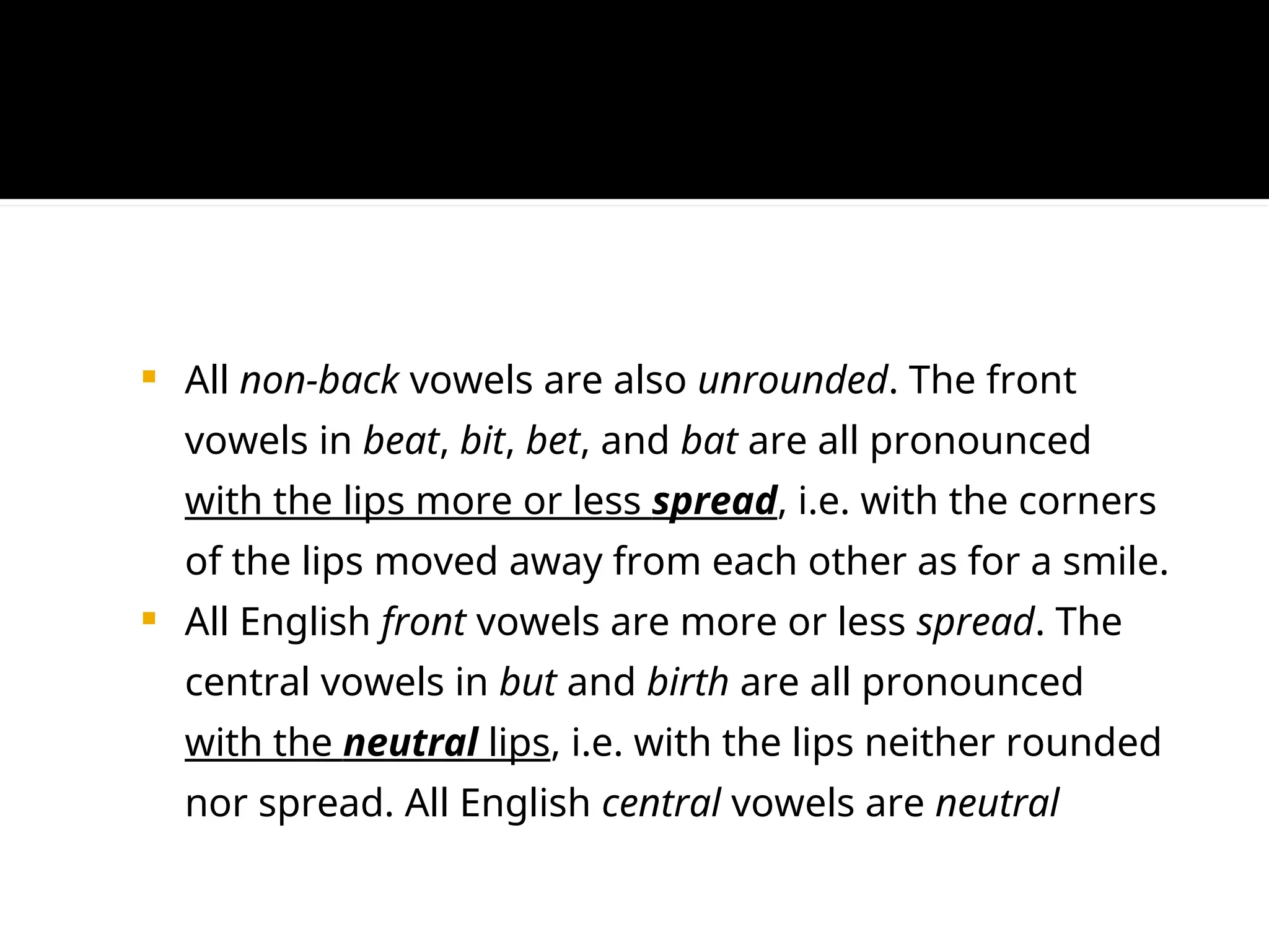 Definition of Vowels Description of Vowels Dipthongs | PPT