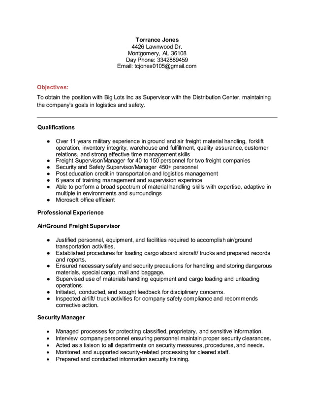 Jones resume | PDF