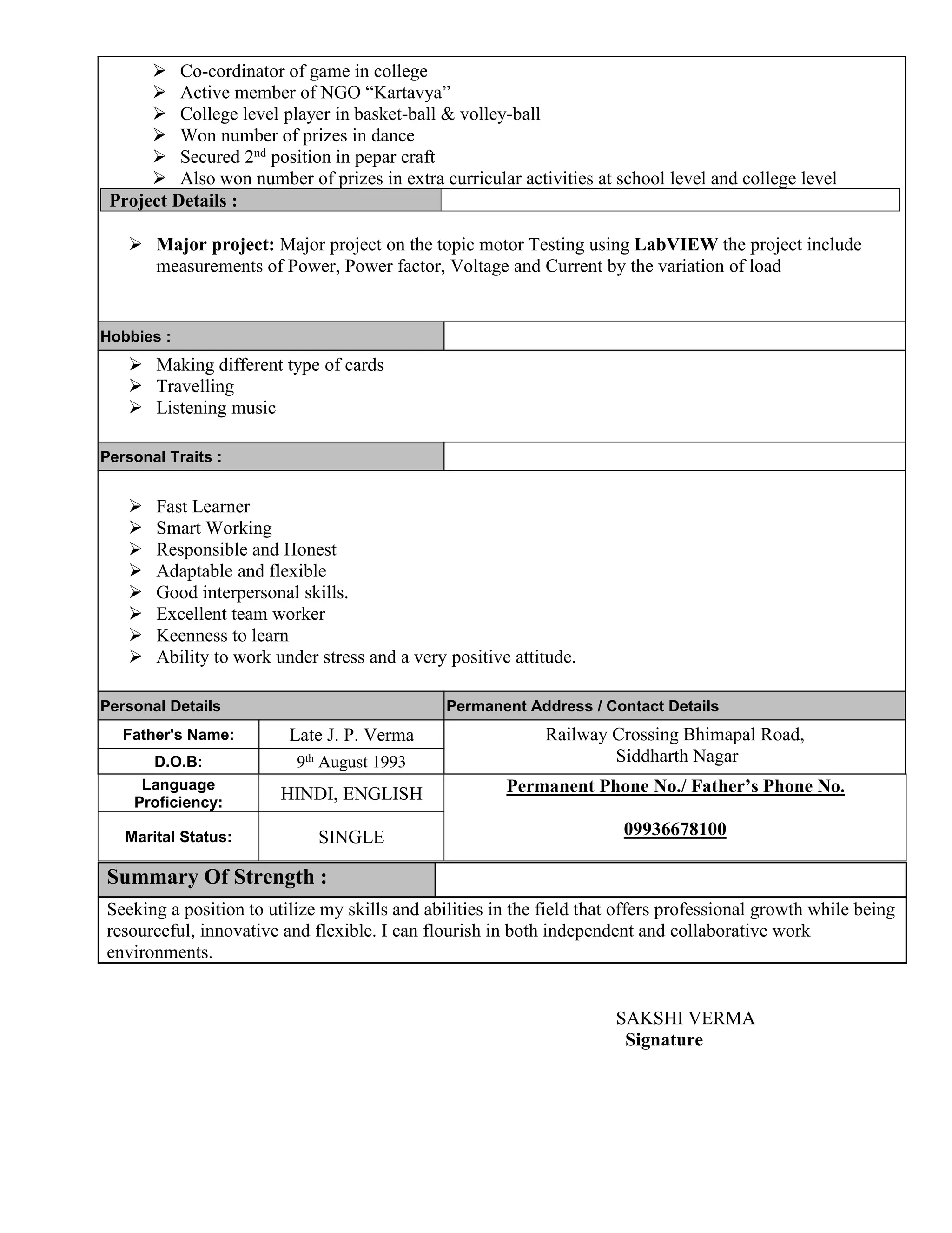 sakshi_verma | PDF | Education