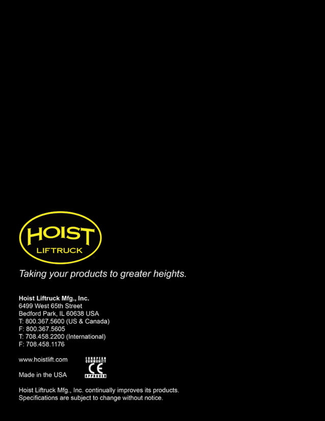 Hoist P Series Brochure (2) Low Res | PDF