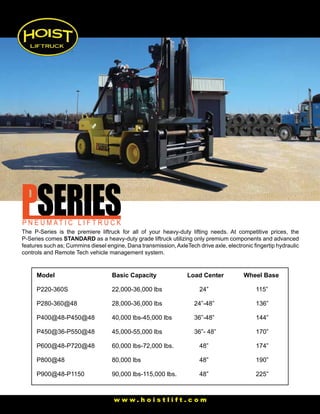 Hoist P Series Brochure (2) Low Res | PDF