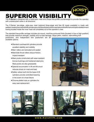 Hoist P Series Brochure (2) Low Res | PDF