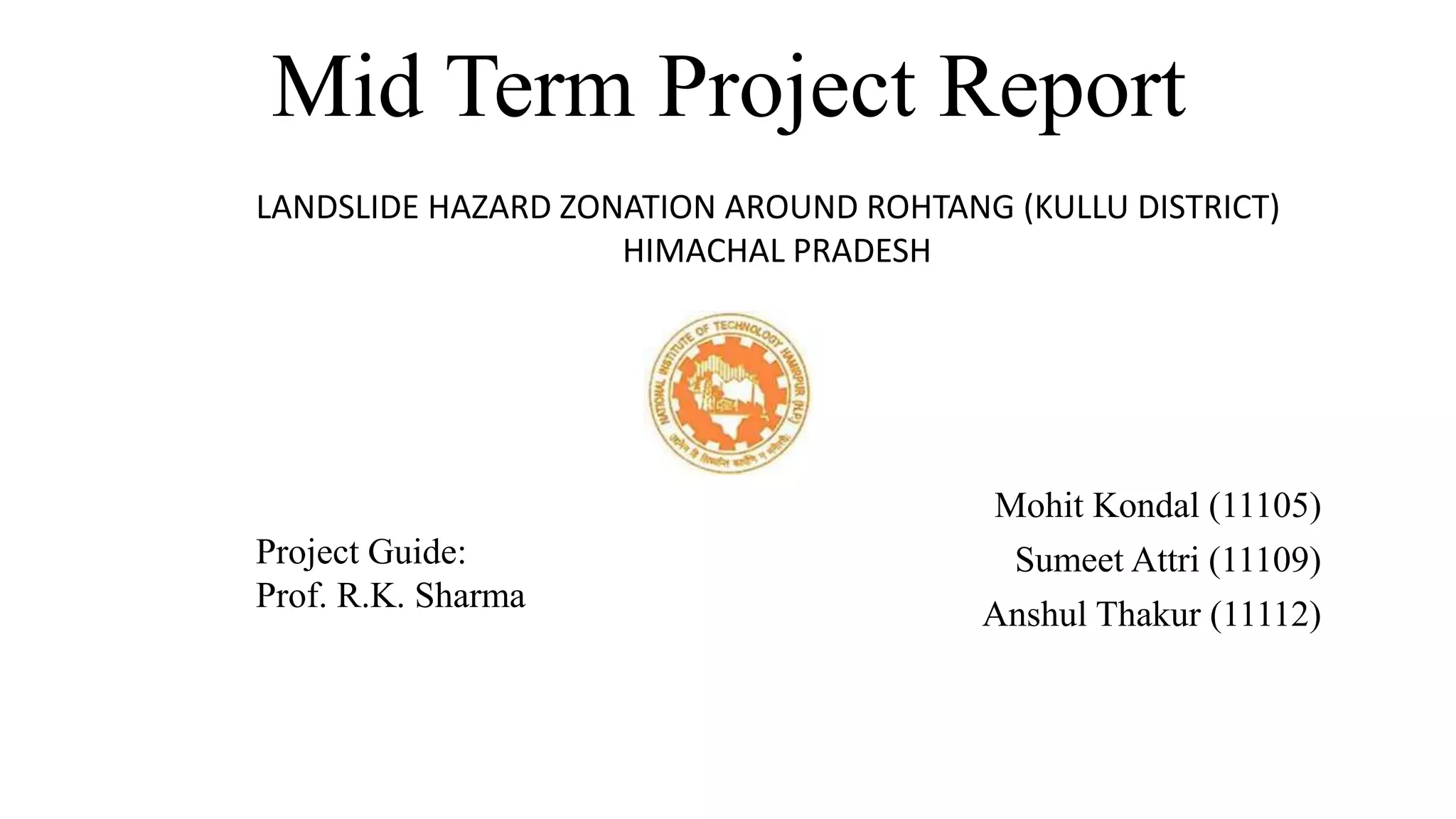 11105,11109,11112Mid Term Project Report | PPTX