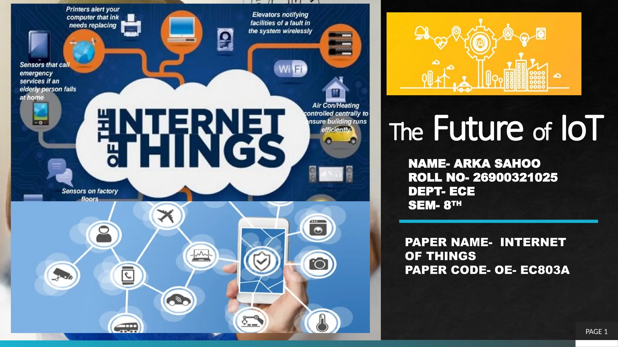 Internet Of things and its future, Innovations and predictions | PPTX