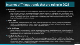 Internet Of things and its future, Innovations and predictions | PPTX