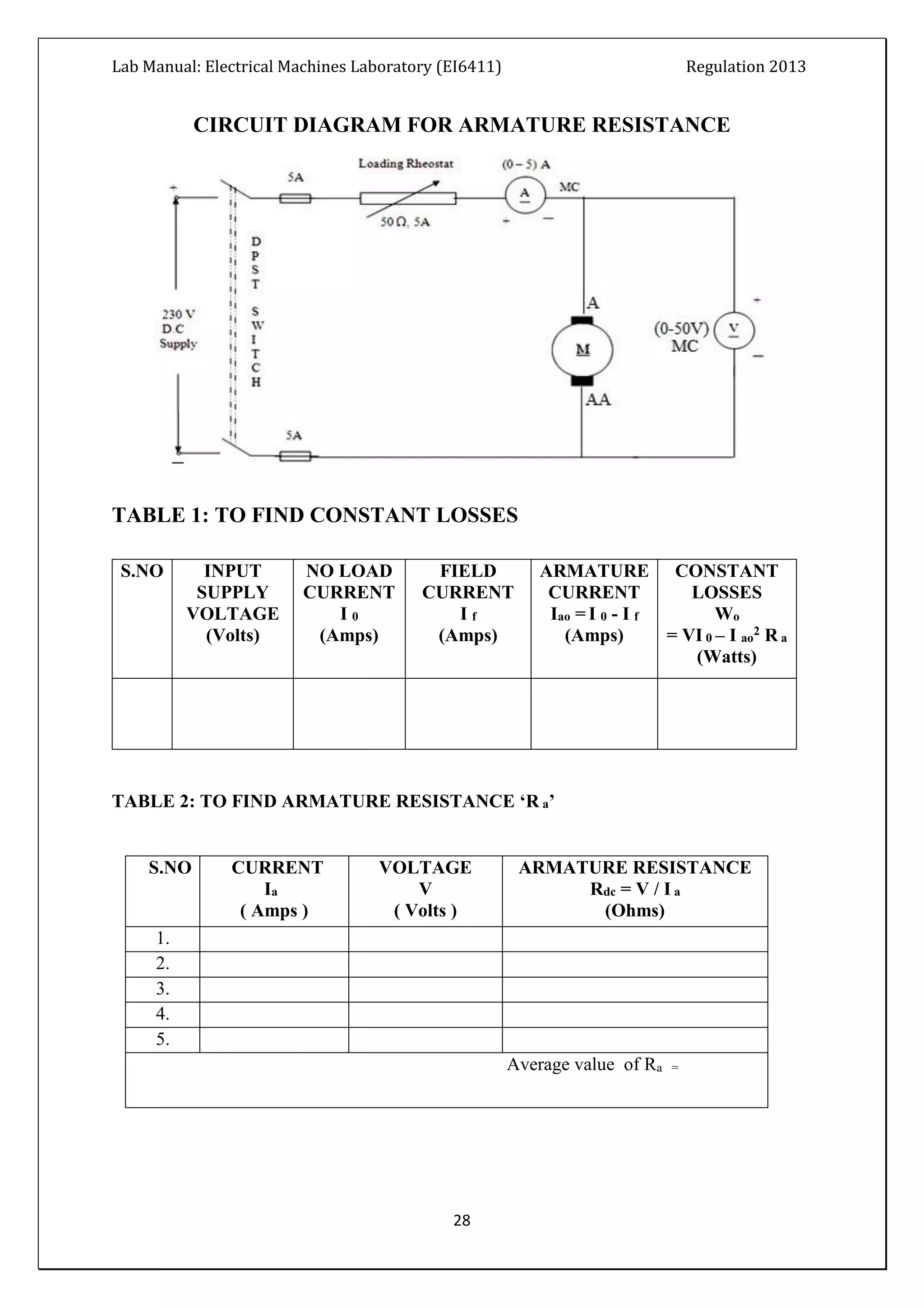 269010454 electrical-machines-lab-manual-for-petrochemaical | PDF | Physics | Science