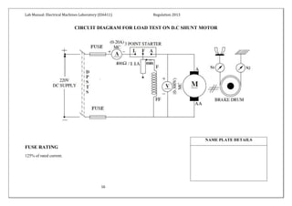 269010454 electrical-machines-lab-manual-for-petrochemaical | PDF