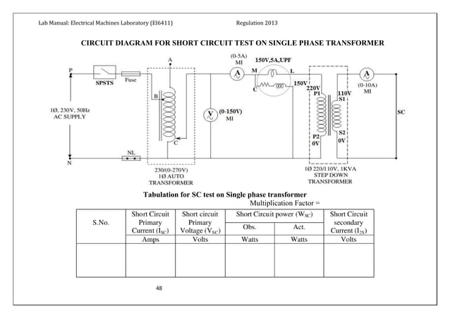 269010454 electrical-machines-lab-manual-for-petrochemaical | PDF