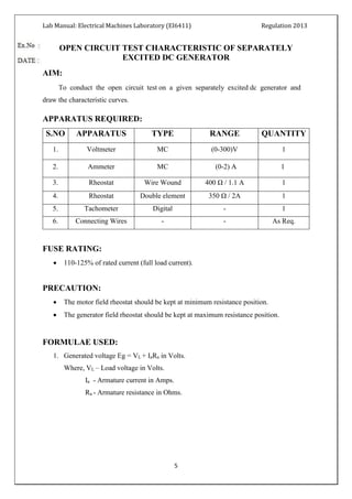 269010454 electrical-machines-lab-manual-for-petrochemaical | PDF