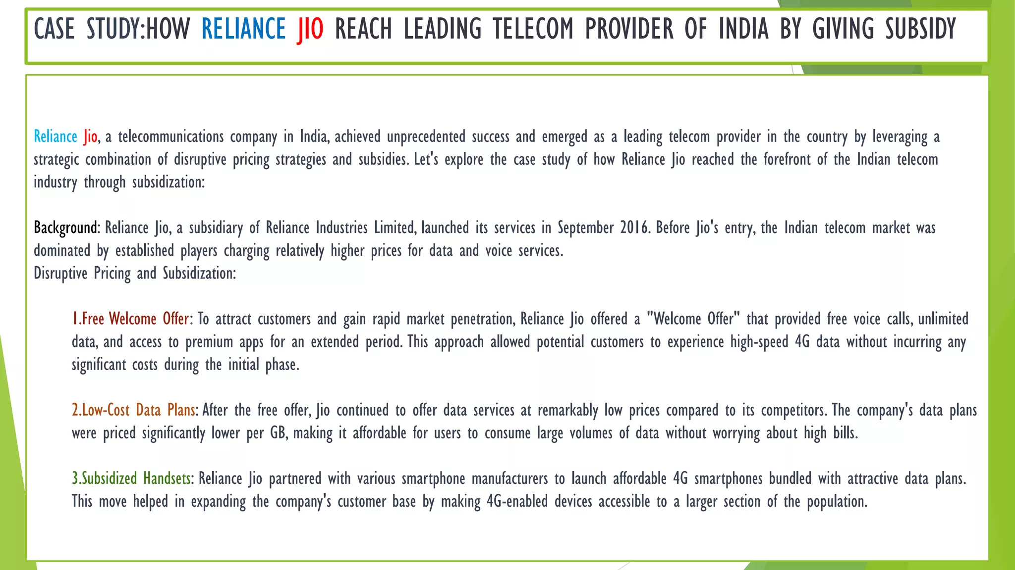 subsidization and cross subsidization | PDF