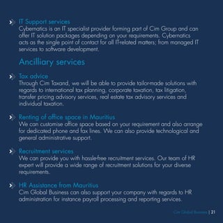 Cim Brochure Mauritius | PDF