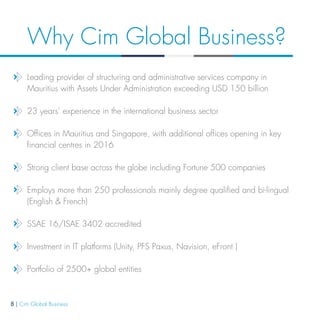 Cim Brochure Mauritius | PDF