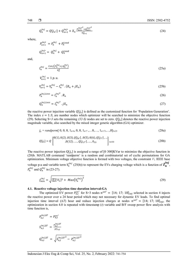 Grid Reactive Voltage Regulation And Cost Optimization For Electric
