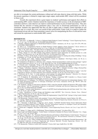 Model predictive controller for a retrofitted heat exchanger temperature control laboratory ...