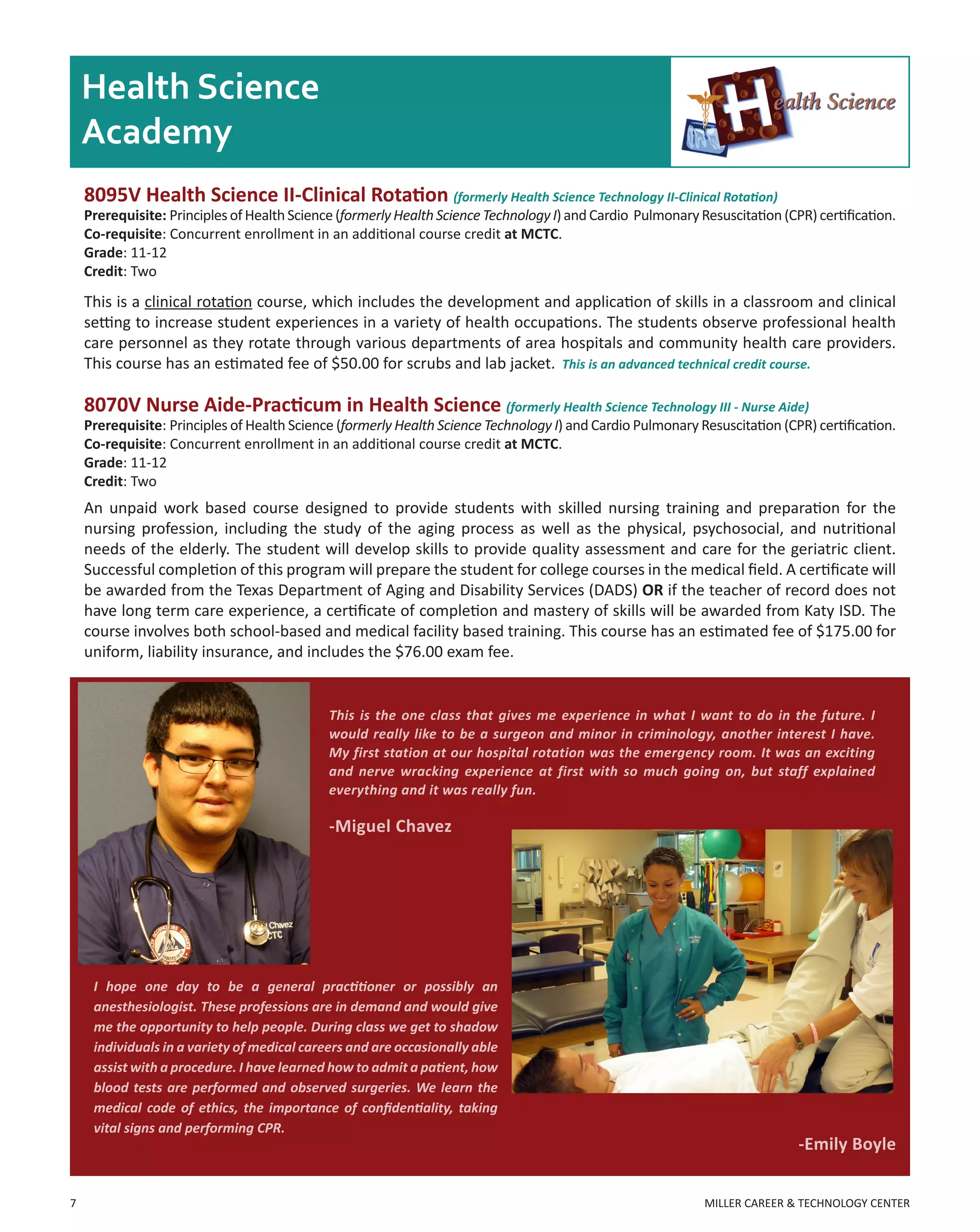 Miller Career Center Brochure | PDF