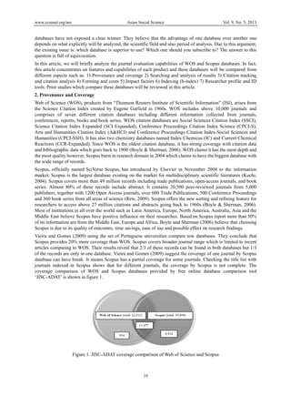 A Comparison between Two Main Academic Literature Collections: Web of ...