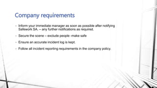 Incident notification | PPTX