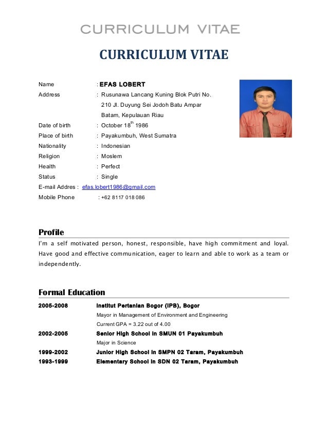 Curriculum Vitae