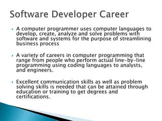 26968 software developer career | PPT