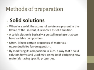 solid solutions | PPTX