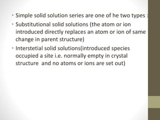 solid solutions | PPTX