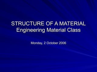 Struktur material pemakaian pada penggunaan Mesin.ppt