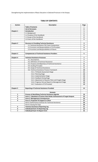 269717499 technical-assistance-mechanism-handbook | PDF