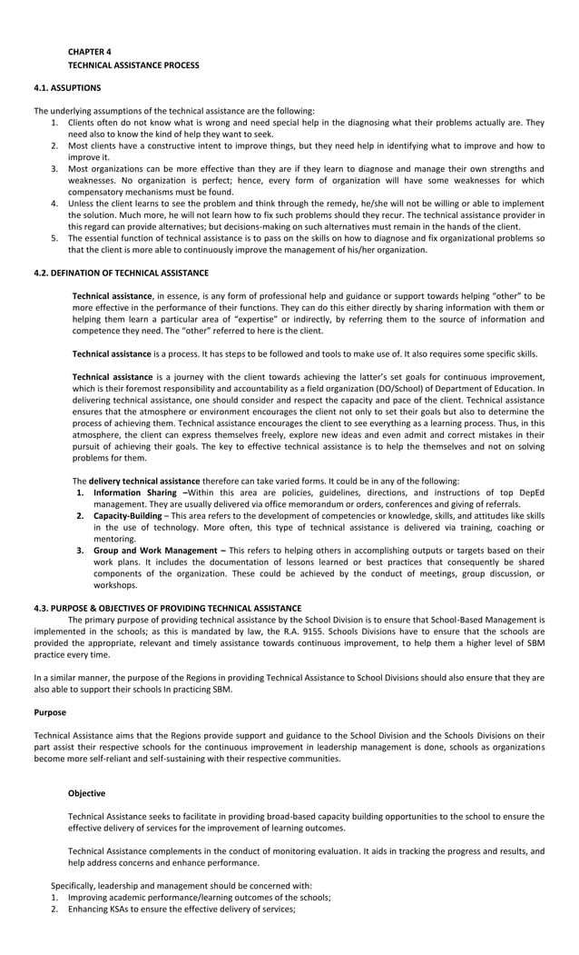 269717499 technical-assistance-mechanism-handbook | PDF | Education ...
