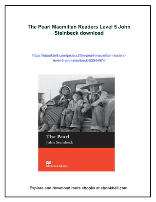 The Pearl Macmillan Readers Level 5 John Steinbeck | PDF