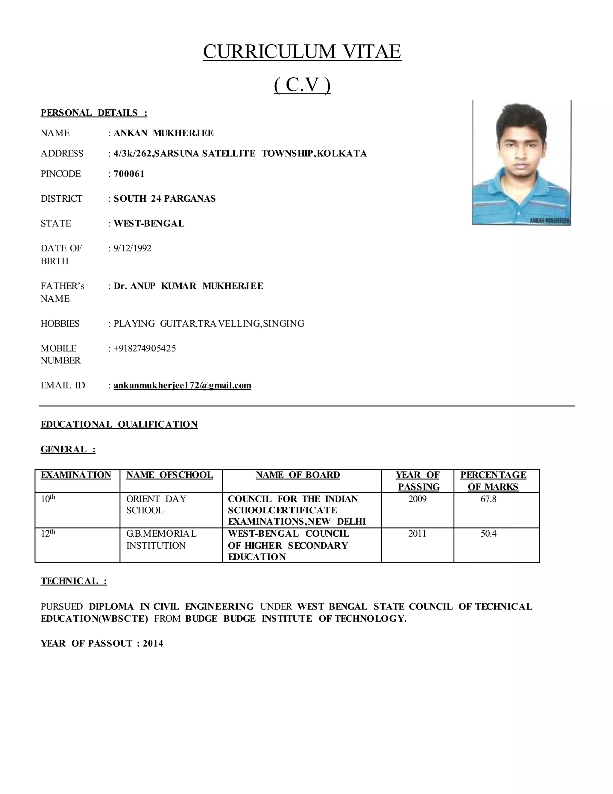 CURRICULUM VITAE(EDITED) | PDF