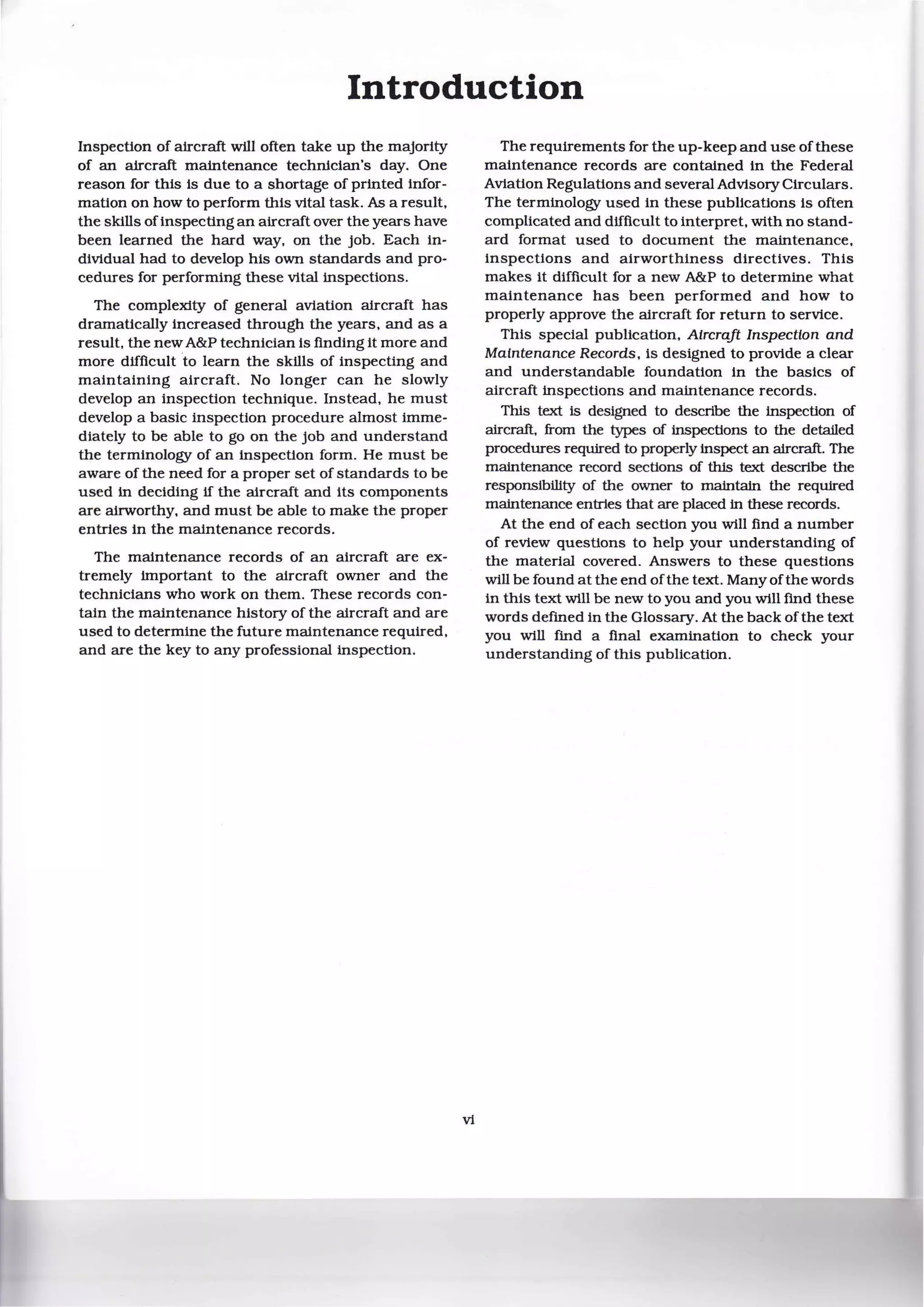 Aircraft Inspection and Maintenance Records | PDF