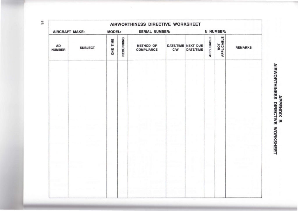 Aircraft Inspection and Maintenance Records
