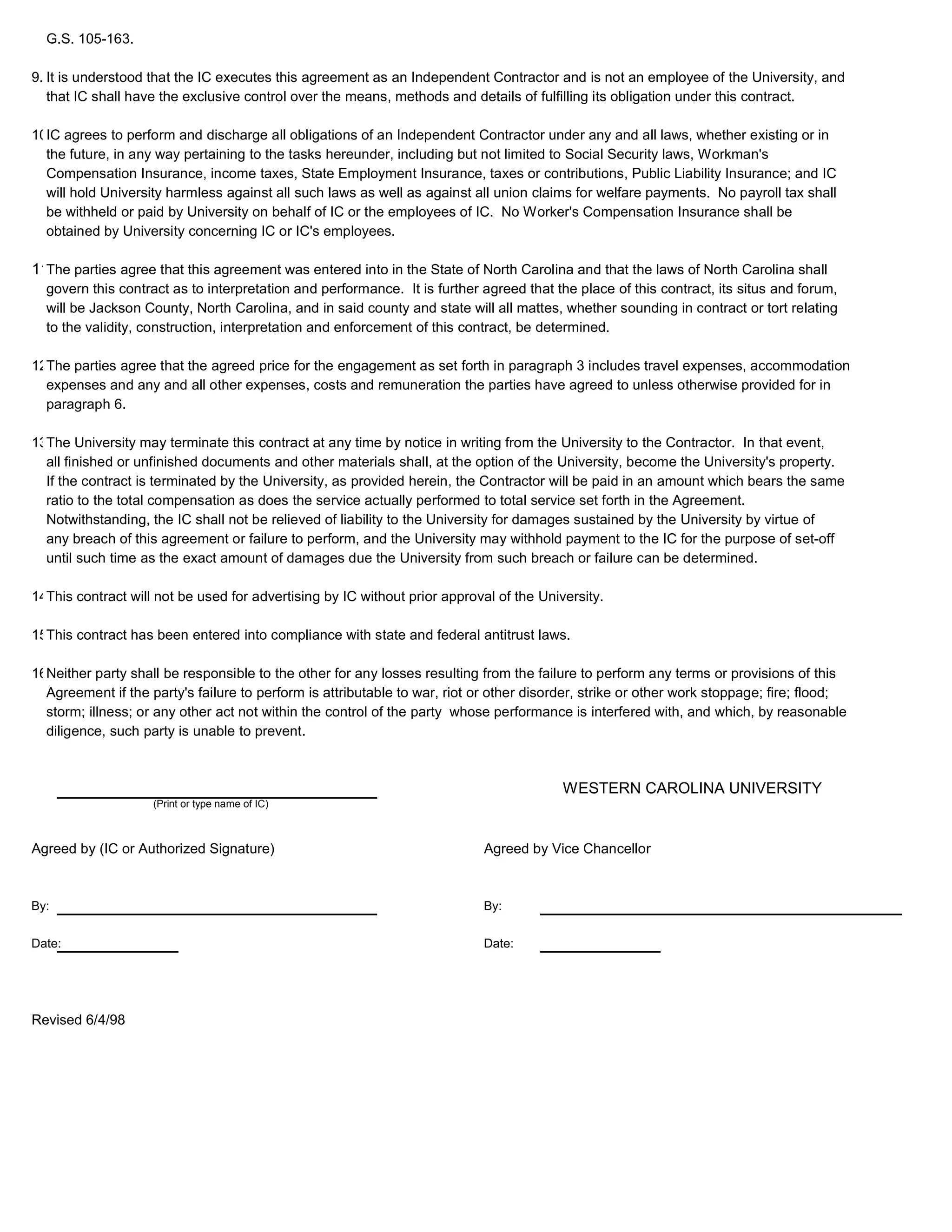 26995437 Independent Contract | PDF