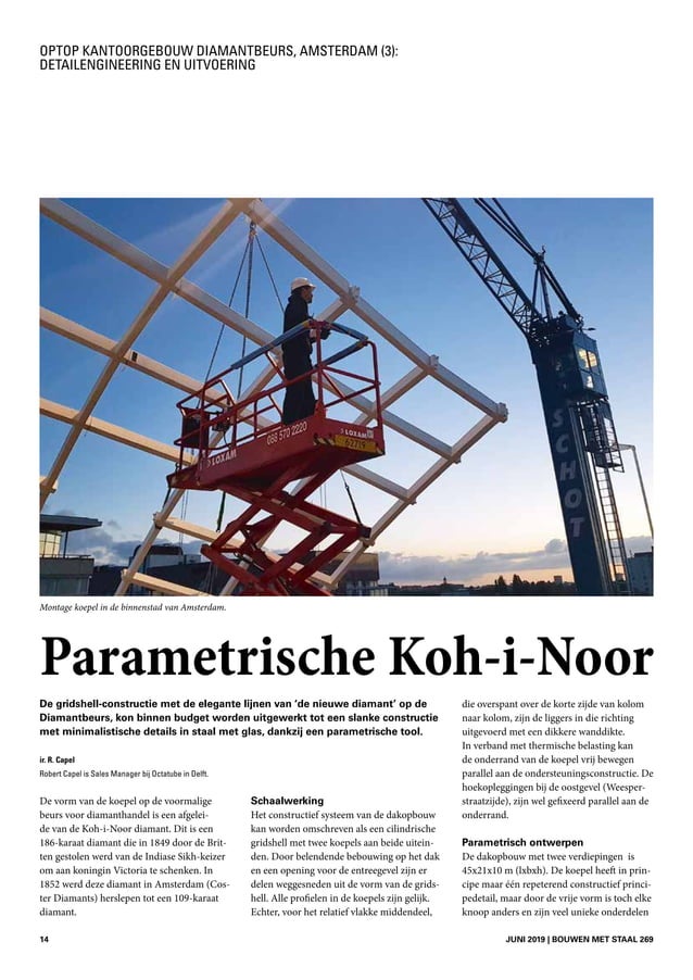 Vakblad Bouwen met Staal 269 - Optop kantoorgebouw Diamantbeurs A'dam 3 ...