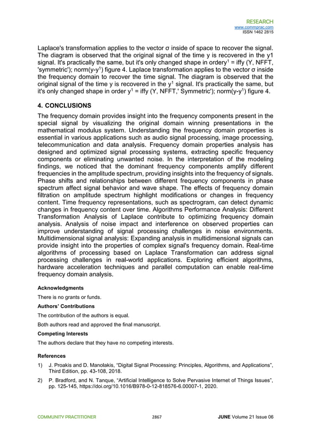 THE PROPERTIES OF CLASSIFYING SIGNALS IN CONTINUOUS TIME AND DISCRETE USING THE MATHEMATICAL ...
