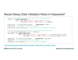 KFServing, Model Monitoring with Apache Spark and a Feature Store | PPT