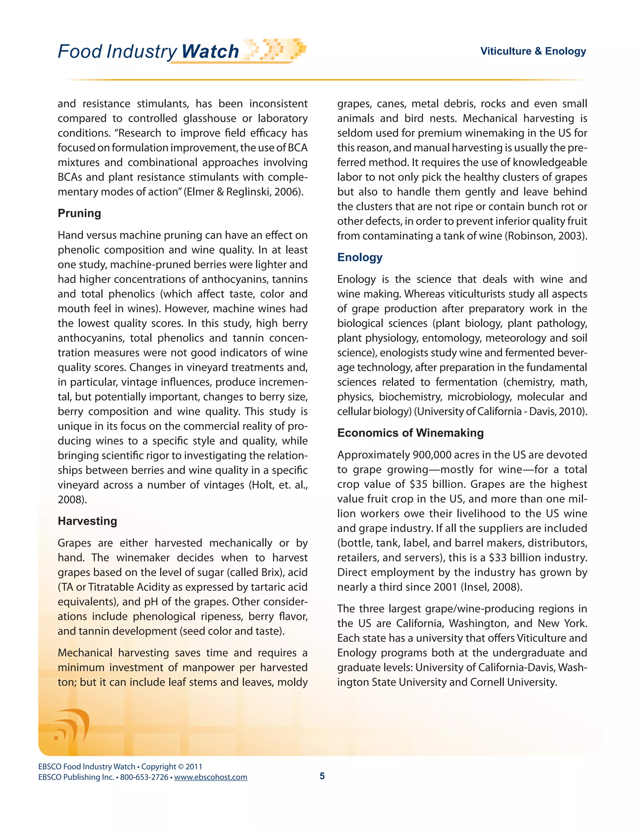 EBSCO Enology & Viticulture | PDF