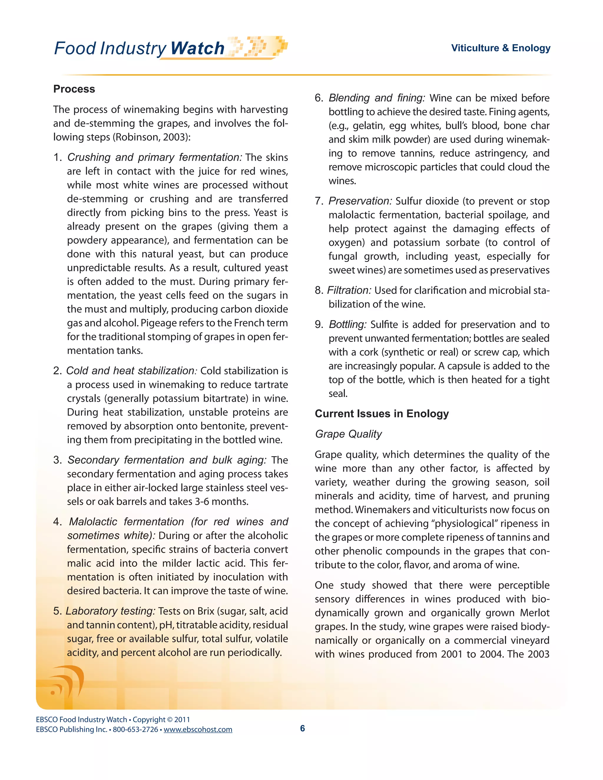 EBSCO Enology & Viticulture | PDF