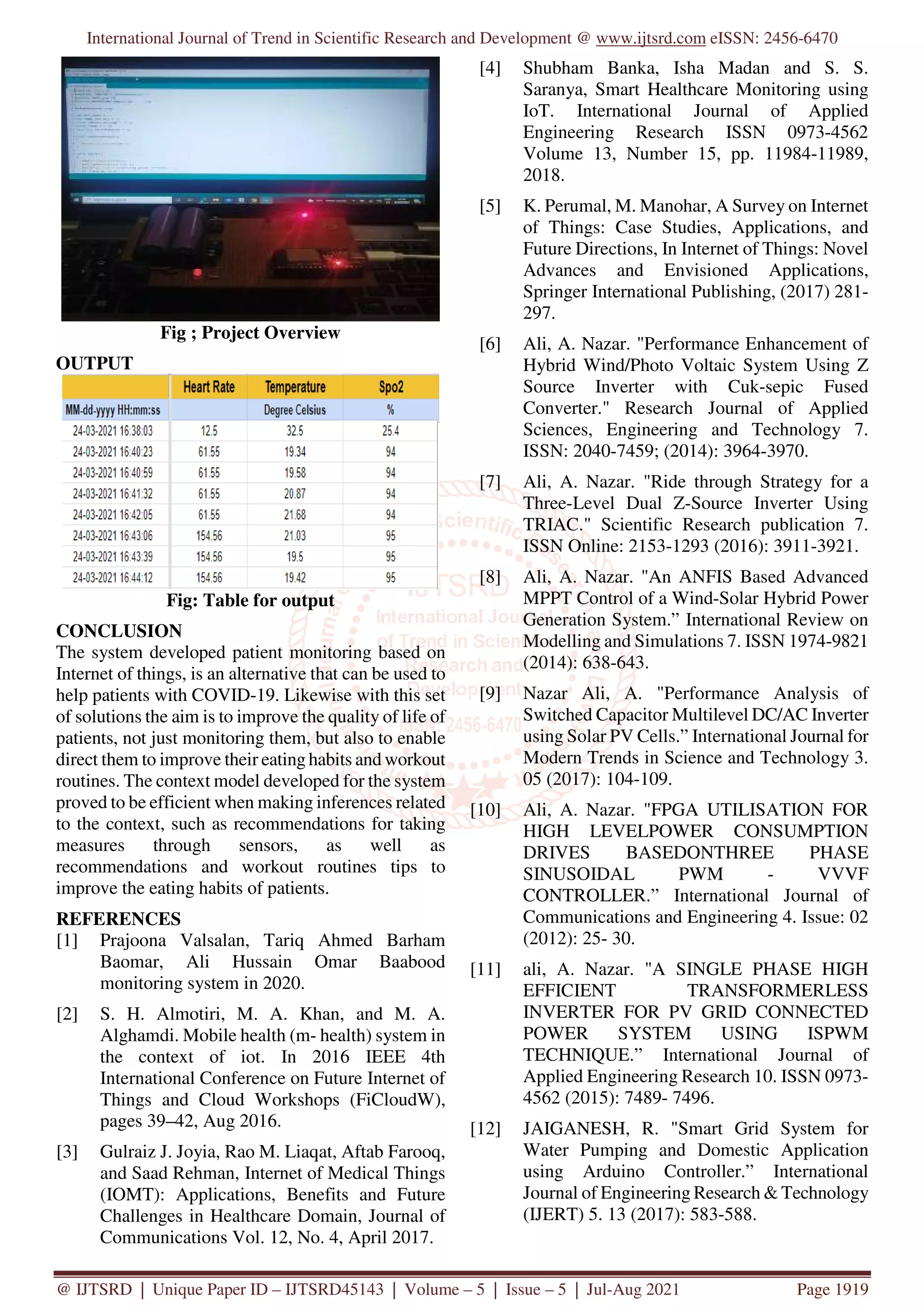 IOT Based Patient Health Monitoring System Using WIFI | PDF
