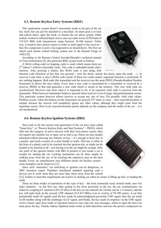 Security of car keys | PDF