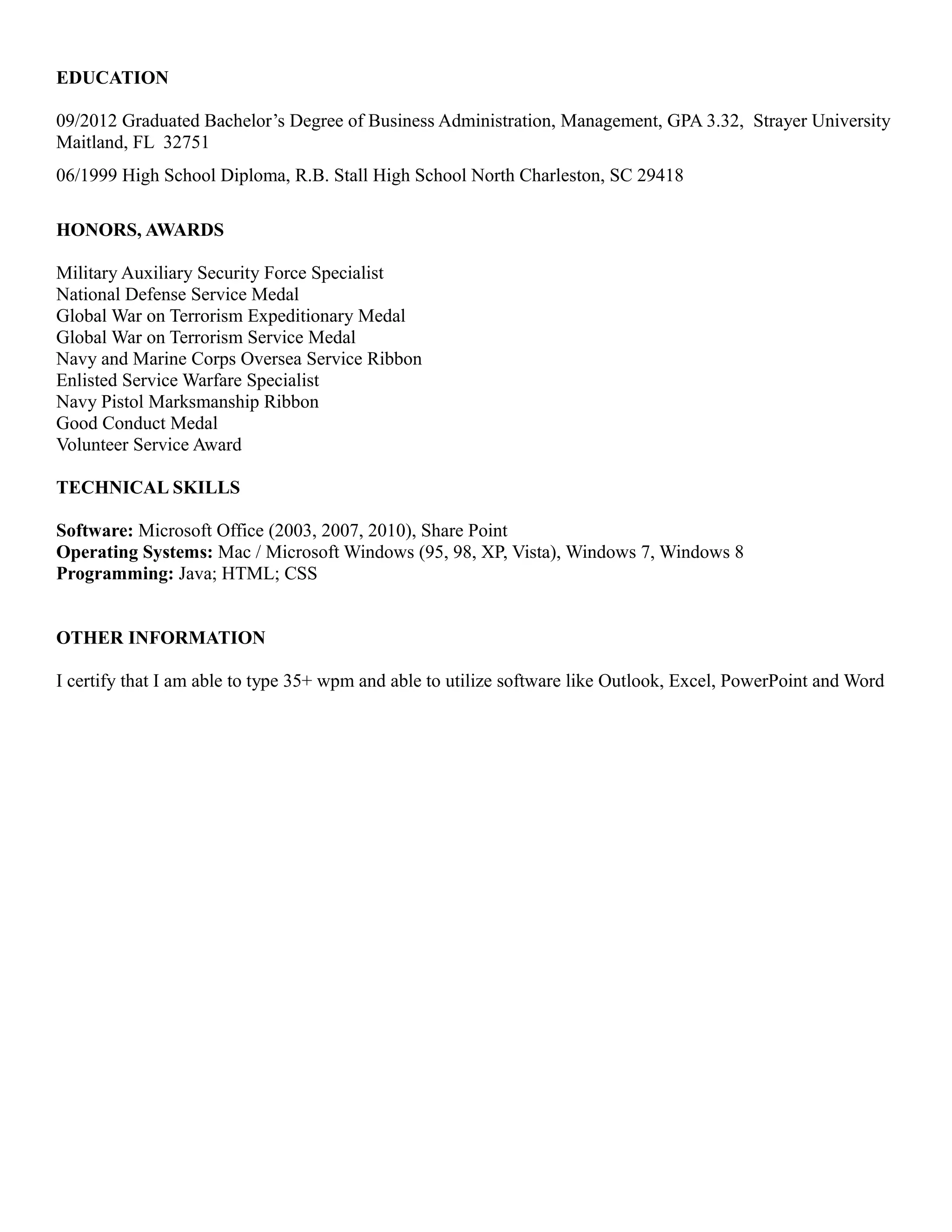 Jamie L Taylor Resume | PDF